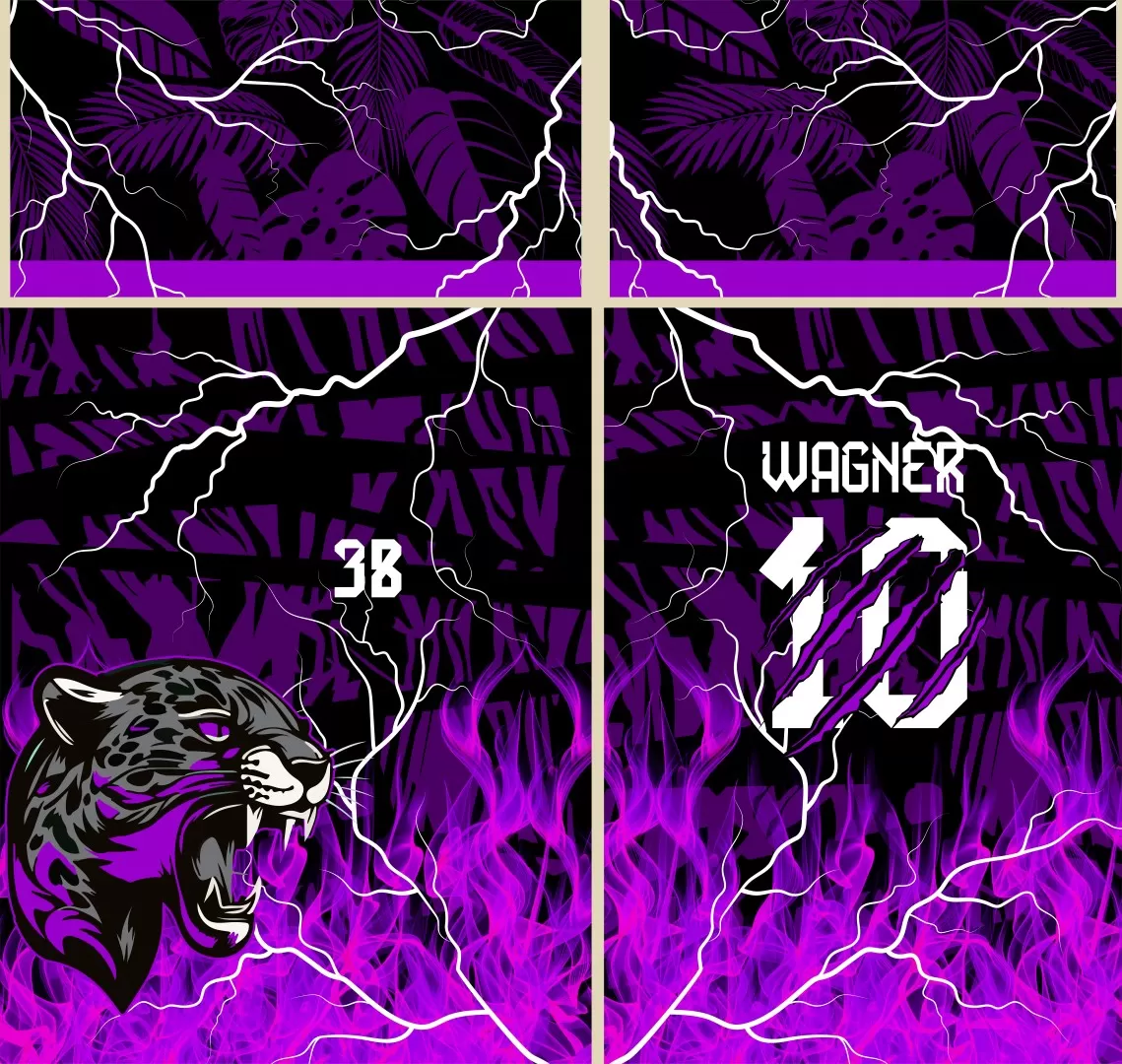 Arte Vetor Camisa InterClasse Pantera Negra 2024 | Janete Artes