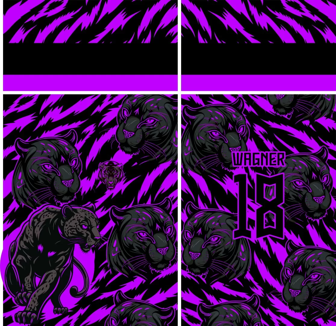 Arte Vetor Template Camisa de InterClasse Pantera Negra Fundo Tigre ...